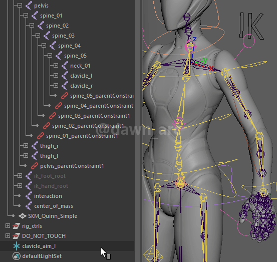 [Maya]Rigging 17 - Clavicles & Fingers
